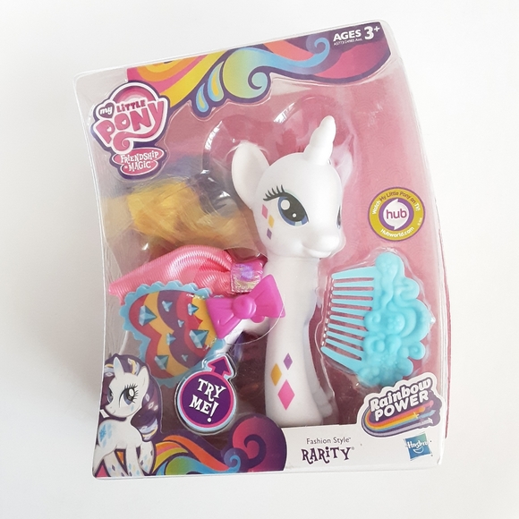 Hasbro | Toys | My Little Pony Fashion Style Rarity Pony Figure New ...